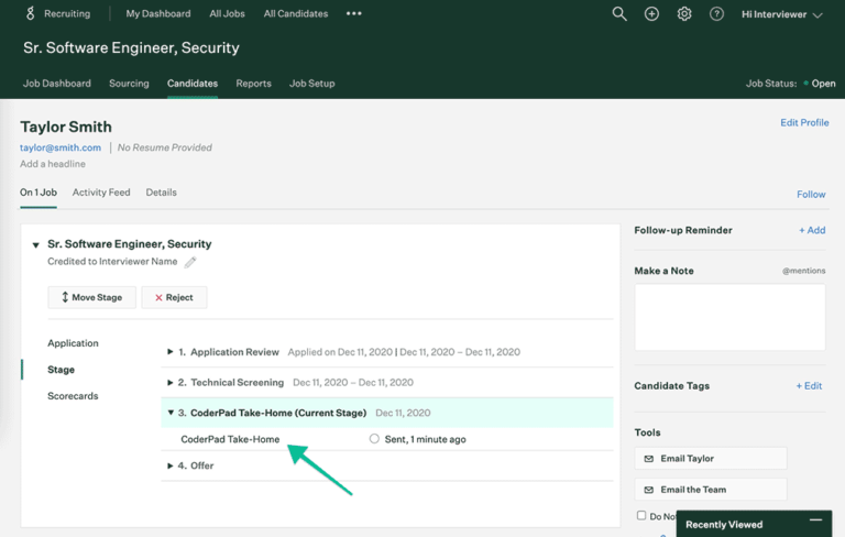 Integrations - CoderPad