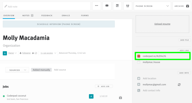 Integrations - CoderPad