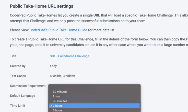 Take-Home Projects - CoderPad