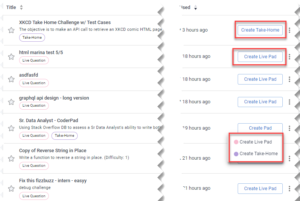 Creating and editing questions - CoderPad Interview Docs