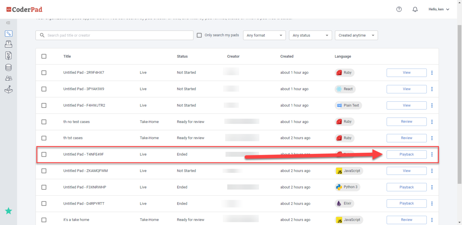 Live Interview quick start - CoderPad Interview Docs