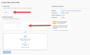 Take-Home projects quick start - CoderPad Interview Docs