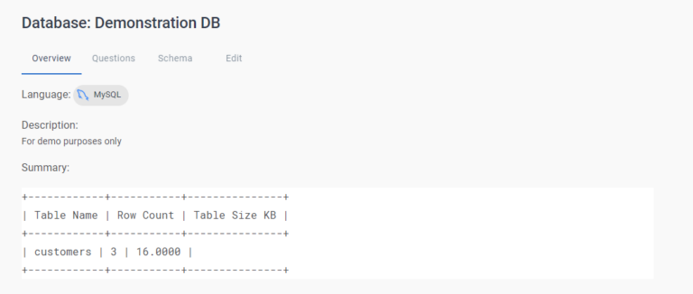 Databases - CoderPad Interview Docs