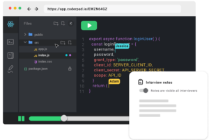 Interviewer Tools - CoderPad